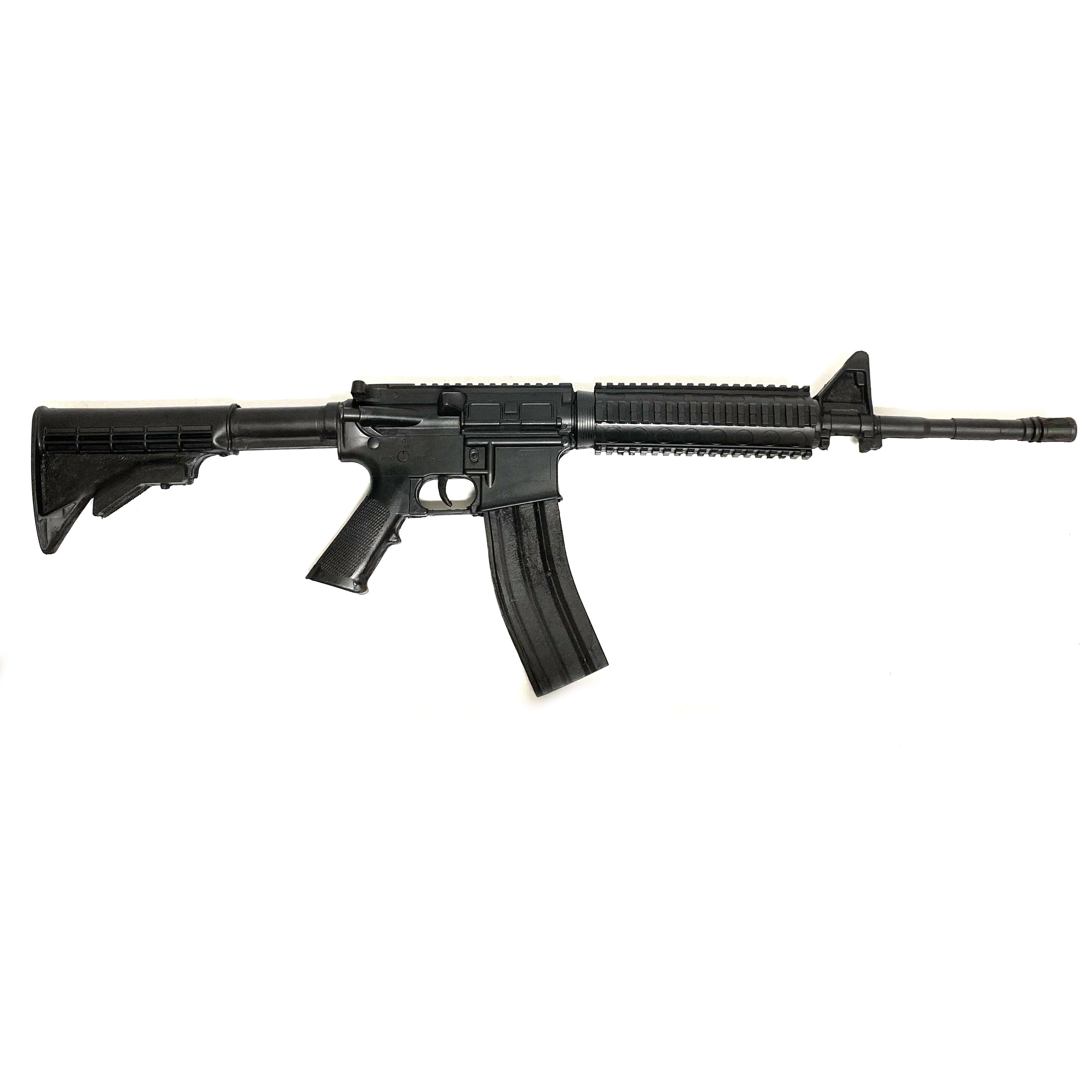 AR-15 Style Assault Rifle Inert Foam Prop Replica with Permanent Magaz ...