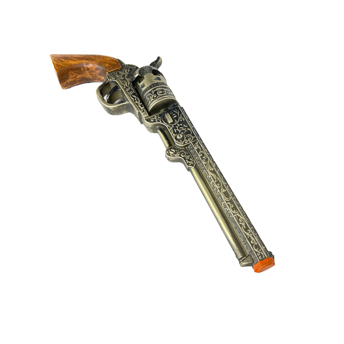 Gold-Engraved Foam Rubber Revolver Prop — NewRuleFX.com